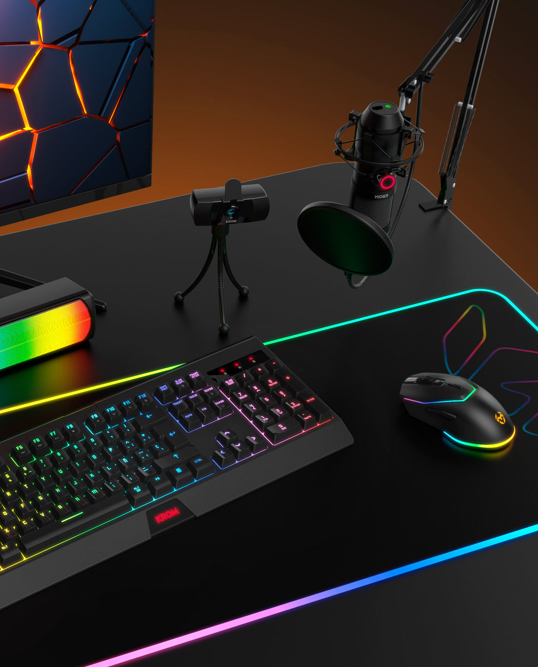 Kabala gaming pack (keyboard + mouse) – Krom Gaming Store