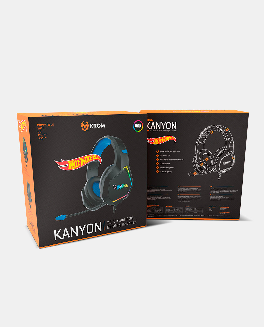 Headphones 7.1 Krom Kanyon – Krom Gaming Store